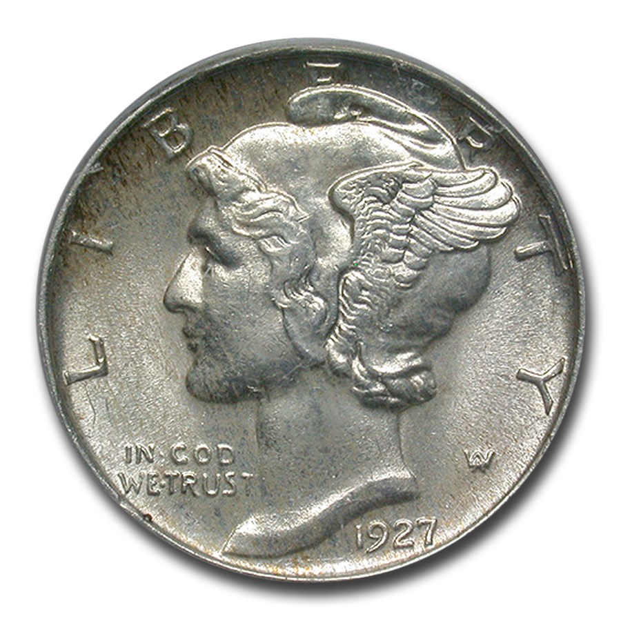 Buy 1927-D Mercury Dime MS-64 PCGS CAC | APMEX