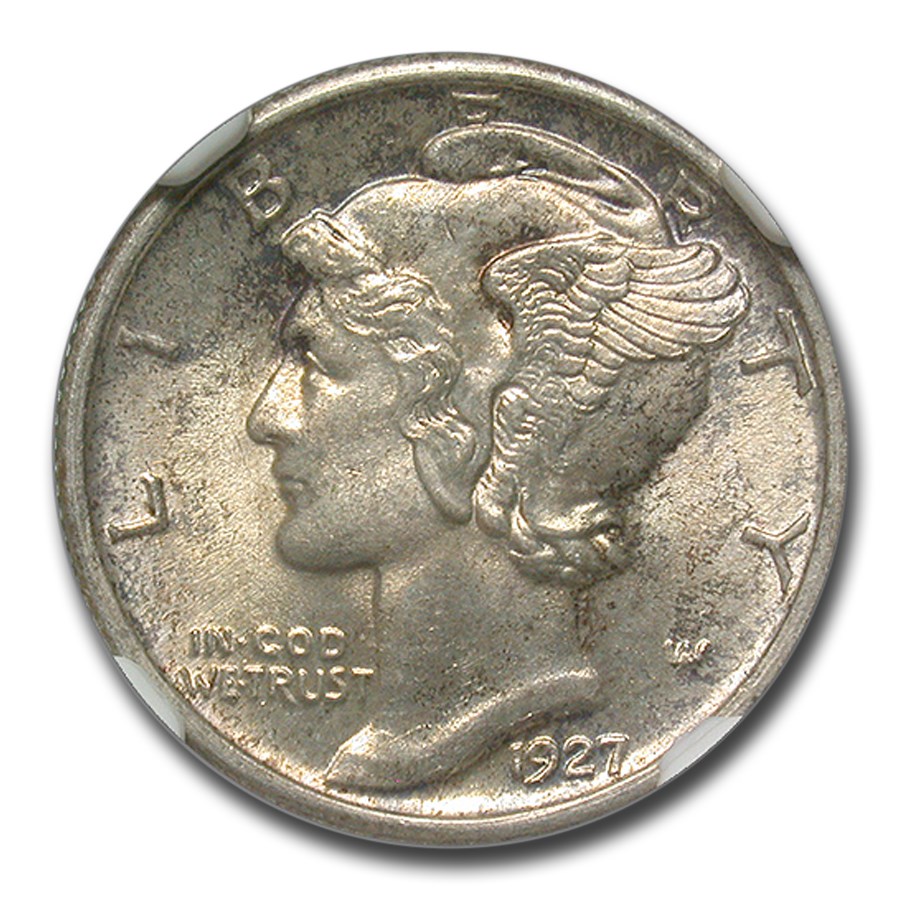 Buy 1927 Mercury Dime MS-64 NGC (FB) | APMEX