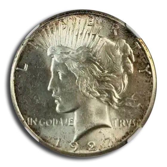 Buy 1927 Peace Dollar MS-62+ NGC | APMEX