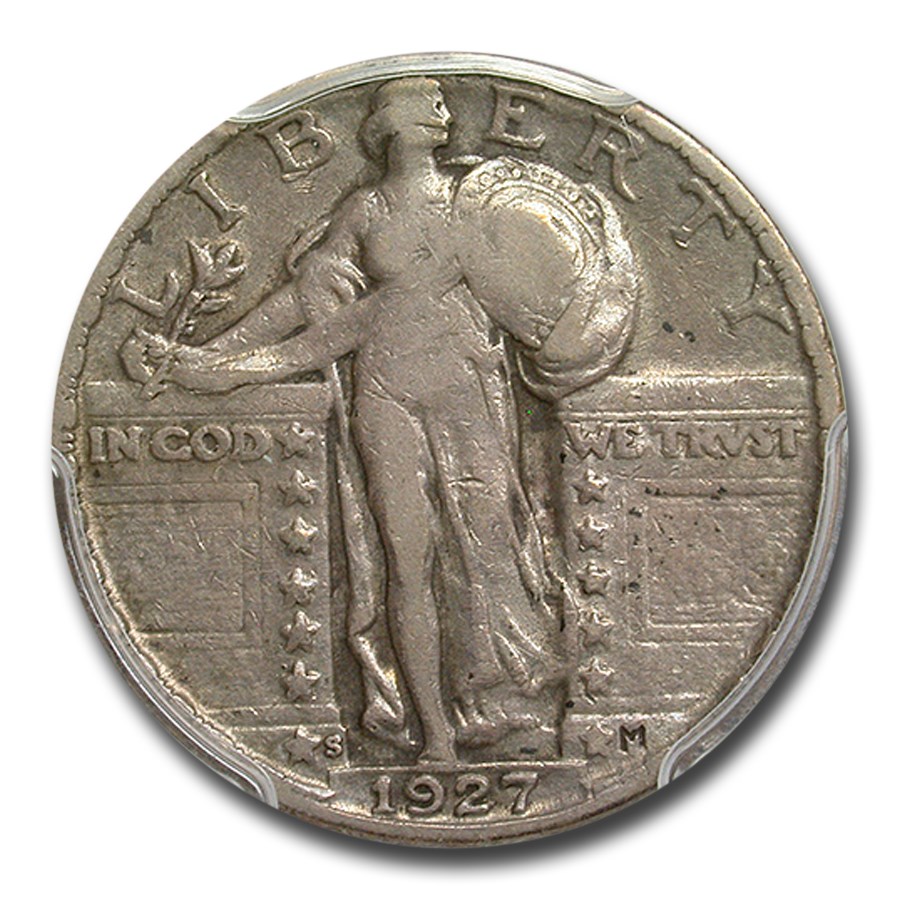 Buy 1927-S Standing Liberty Quarter VF-25 PCGS | APMEX
