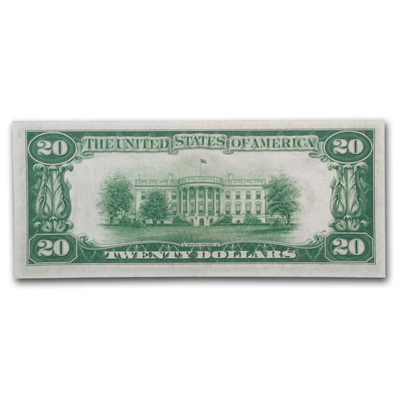 Buy 1928-A (3-Philadelphia) $20 FRN AU-55 PMG (Fr#2051-C) | APMEX