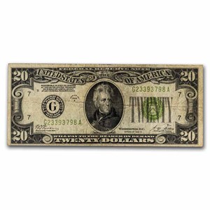 Buy 1928-B (G-Chicago) $20 FRN Fine (Fr#2052-G) | APMEX