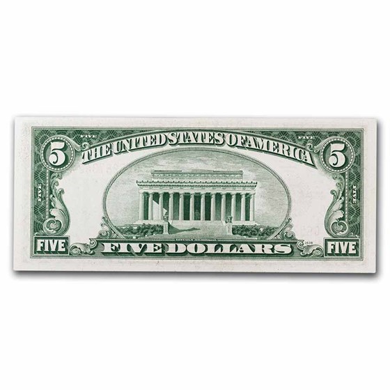 Buy 1928-D $5.00 U.S. Note Red Seal CU (Fr#1529) | APMEX