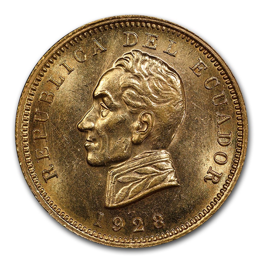 Buy 1928 Ecuador Gold Condor MS-64 PCGS | APMEX