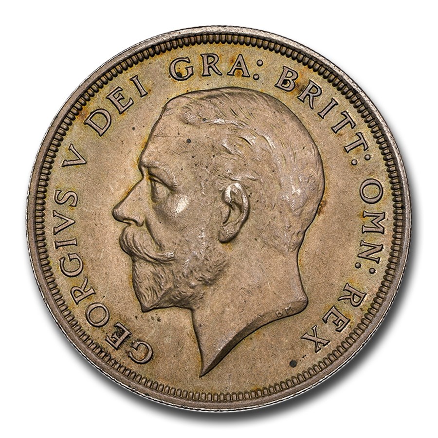 1928 Great Britain Silver Crown George V MS-62 NGC