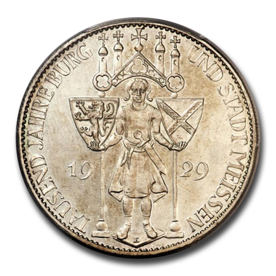 Buy 1929-A Germany Weimar Republic AR 5 Reichsmark PR-67 Cameo NGC | APMEX