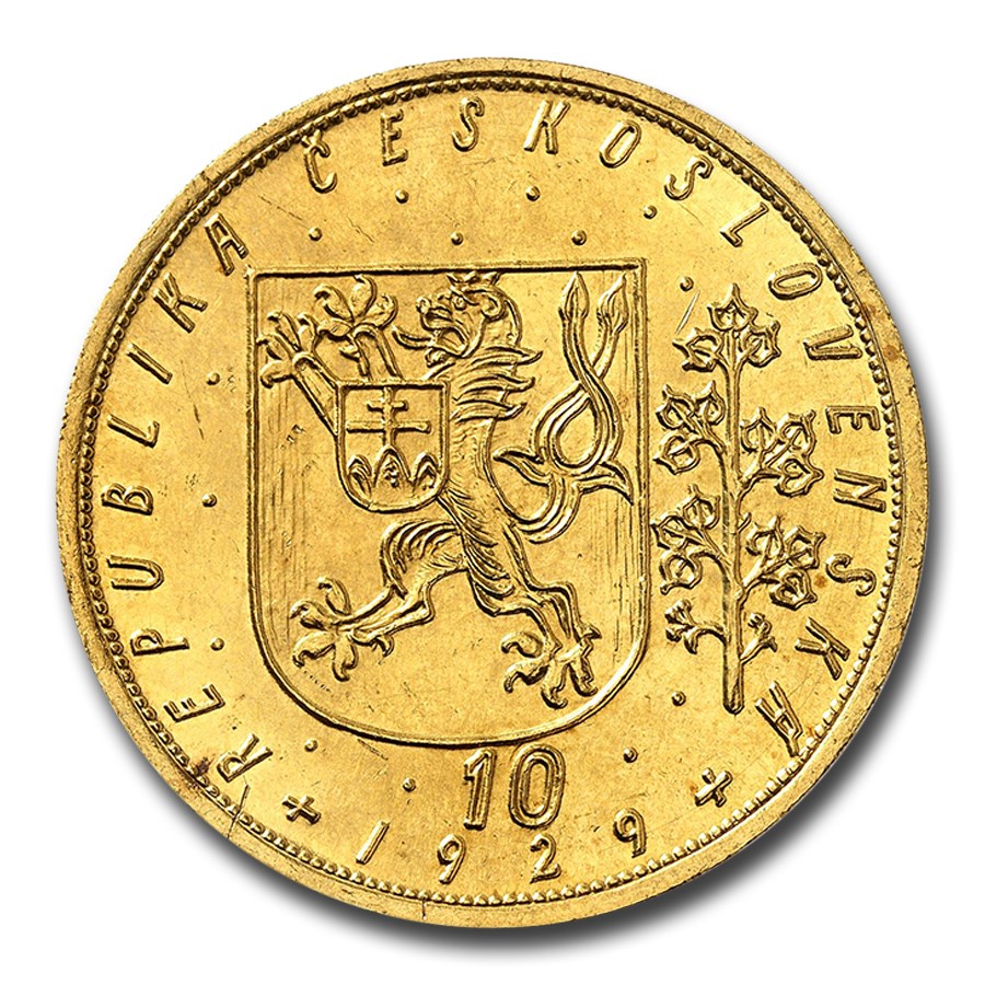 Buy 1929 Czechoslovakia Gold 10 Ducats MS-64 NGC | APMEX