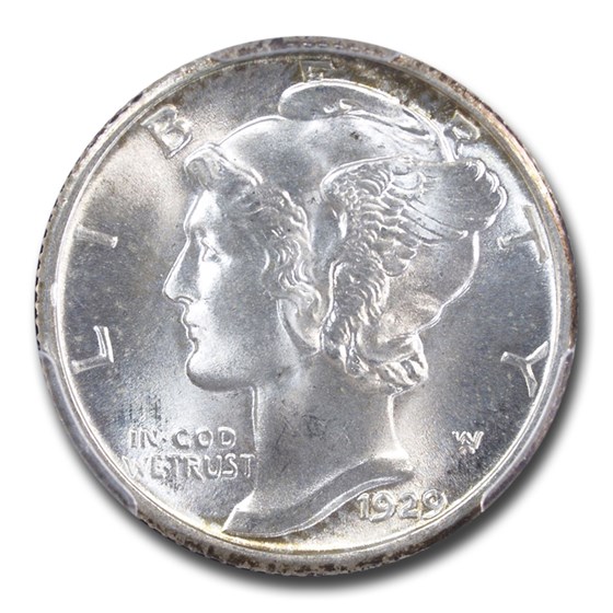 Buy 1929 Mercury Dime MS-66+ PCGS (FB) | APMEX