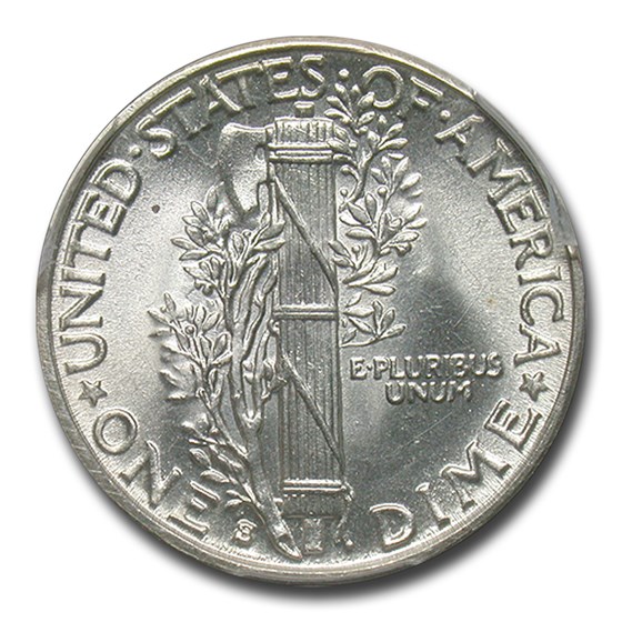 Buy 1929-S Mercury Dime MS-64 PCGS (FB) | APMEX