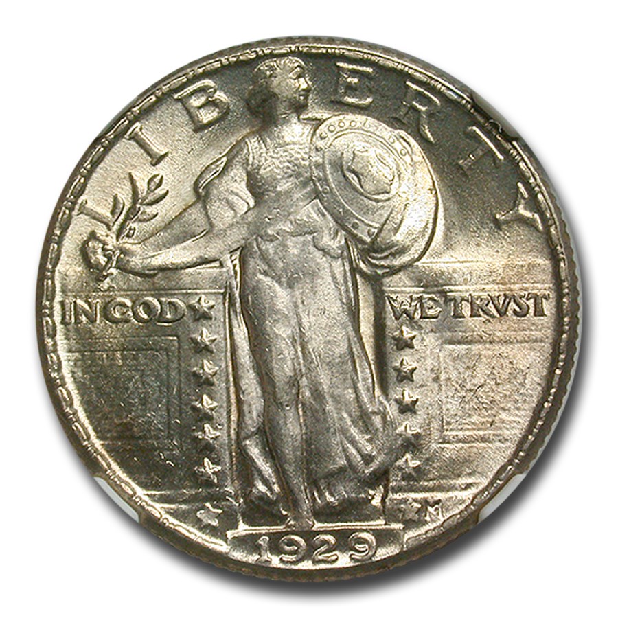 1929 Standing Liberty Quarter MS-62 NGC