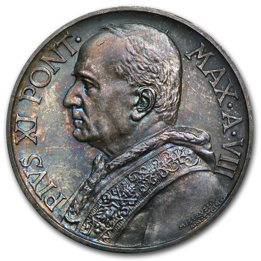 Buy 1929 Vatican City Silver 10 Lire Pius XI BU | APMEX