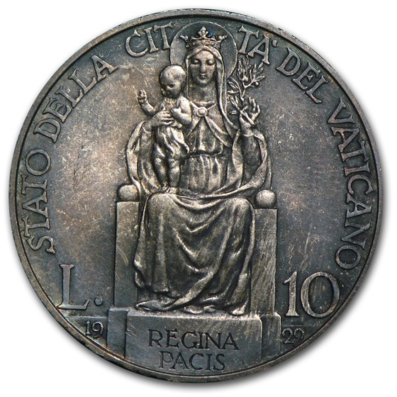 Buy 1929 Vatican City Silver 10 Lire Pius XI BU | APMEX