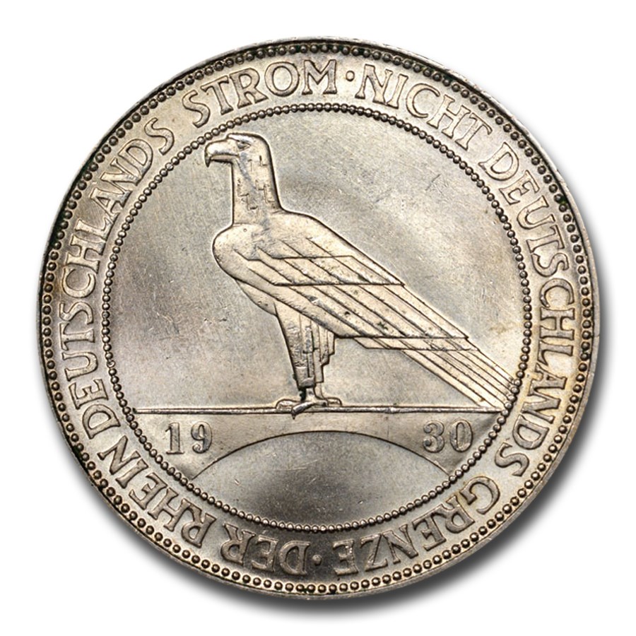 Buy 1930-D Weimar Republic Silver 5 Reichsmark MS-67 | APMEX