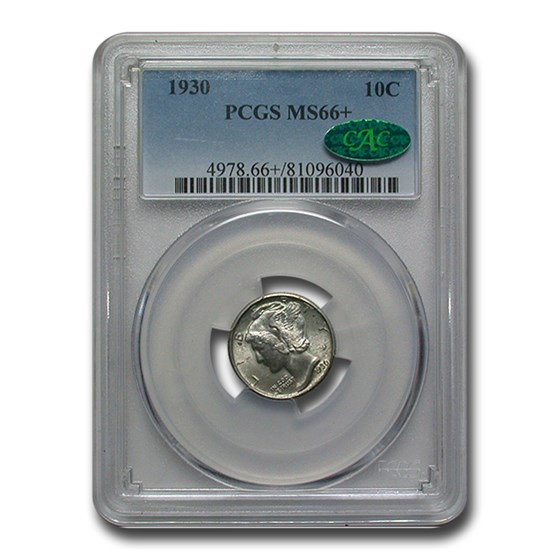 Buy 1930 Mercury Dime MS-66+ PCGS CAC | APMEX