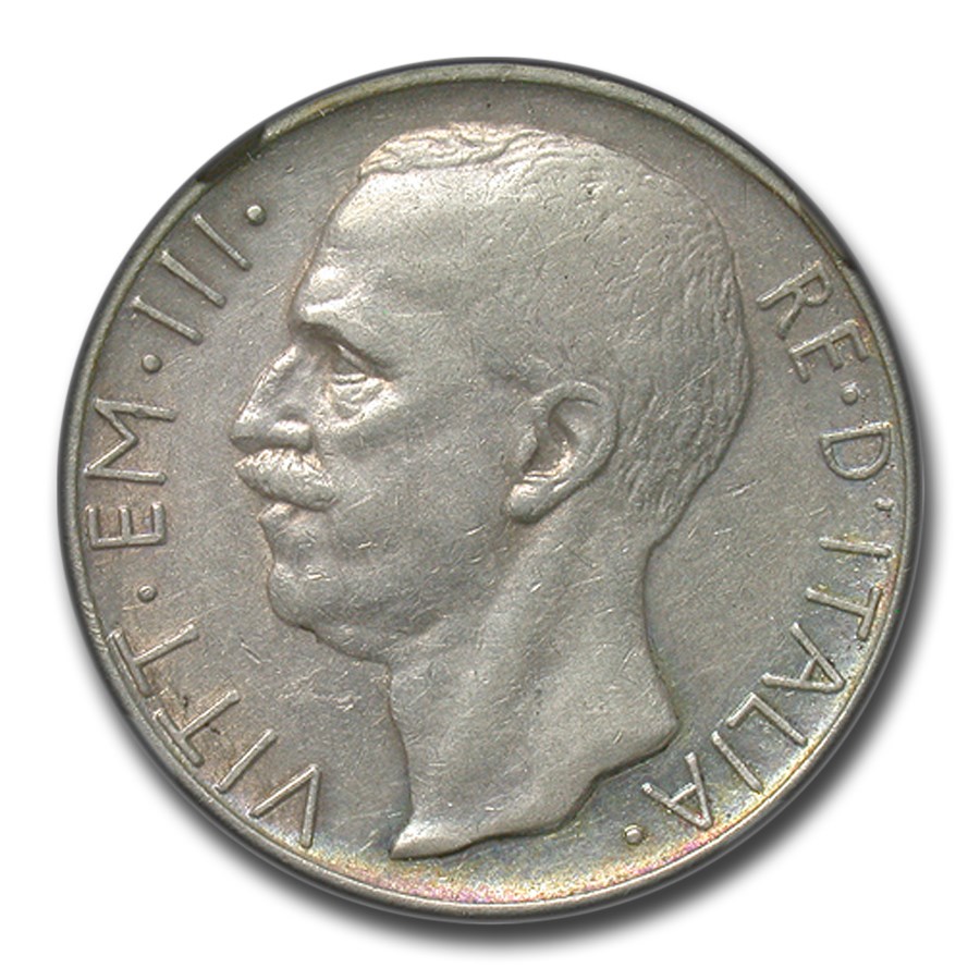 Buy 1930-R Italy Silver 10 Lire Emanuele III XF-40 NGC | APMEX