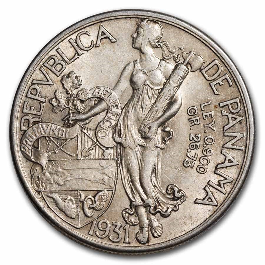 Buy 1931 Panama Silver Balboa AU | APMEX