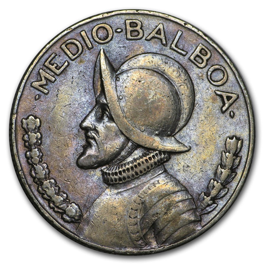 Buy 1932 Panama Silver 1/2 Balboa XF (ASW 0.3617) | APMEX
