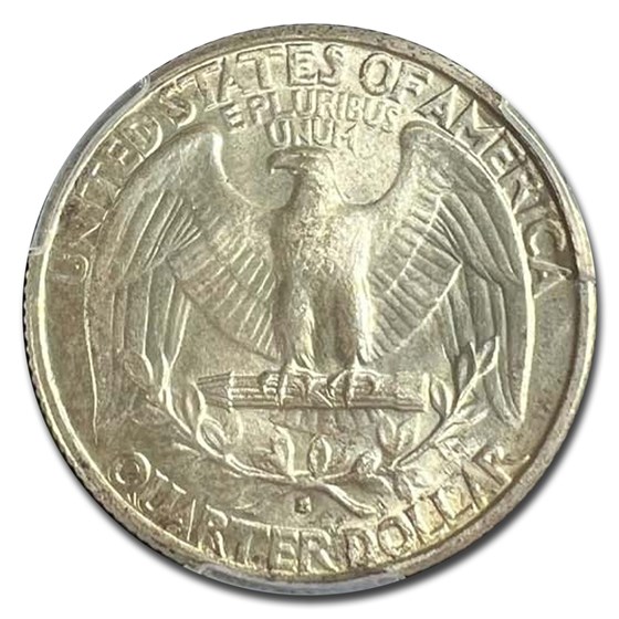 Buy 1932-S Washington Silver Quarter MS-64+ PCGS CAC | APMEX