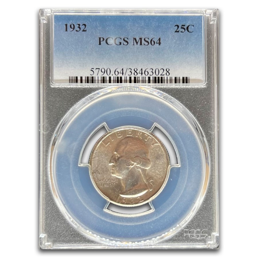 Buy 1932 Washington Quarter MS-64 PCGS | APMEX