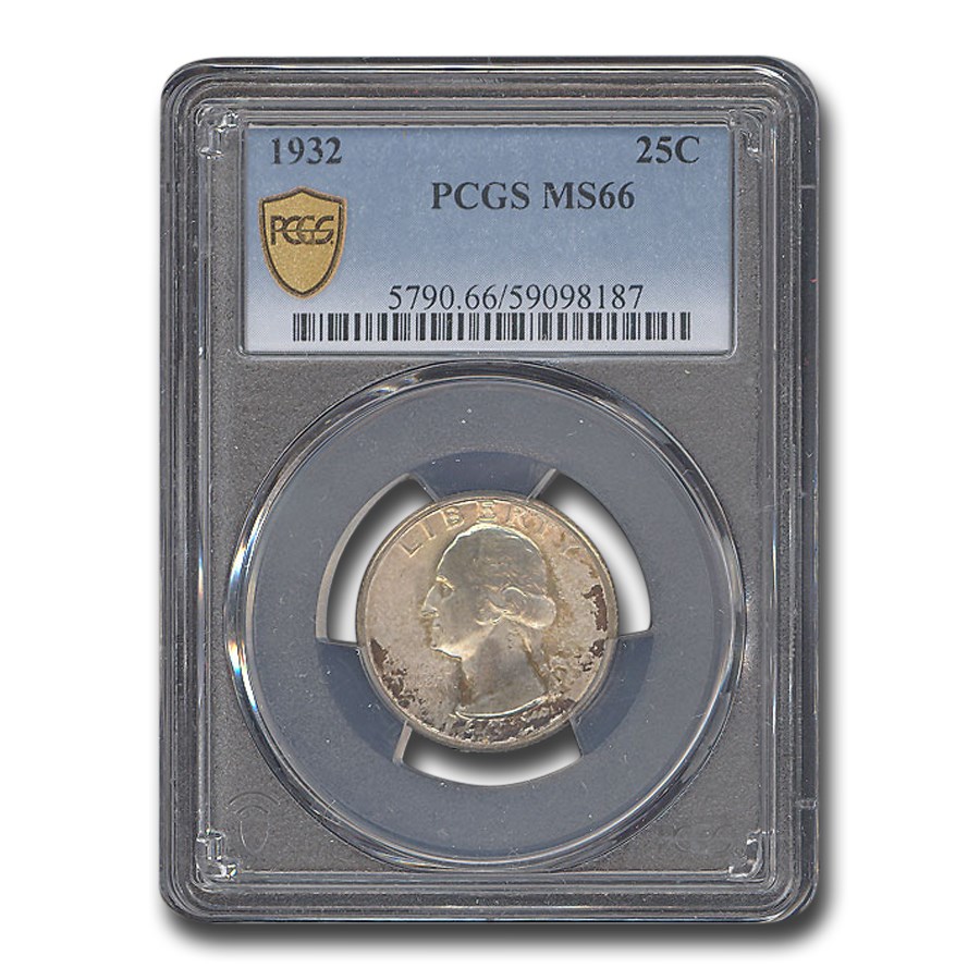 Buy 1932 Washington Quarter MS-66 PCGS | APMEX