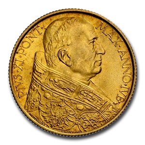 1933-34 Vatican City Gold 100 Lire Pius XI MS-65 NGC