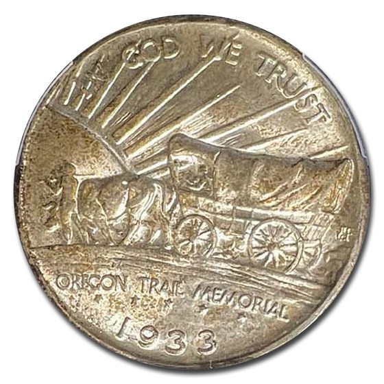 Buy 1933-D Oregon Trail Commemorative Half Dollar MS-66+ PCGS | APMEX