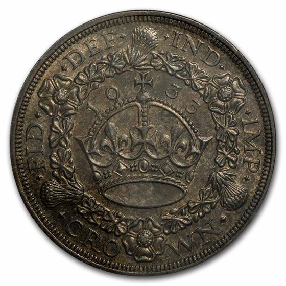 1933 Great Britain Silver Crown George V MS-62 PCGS