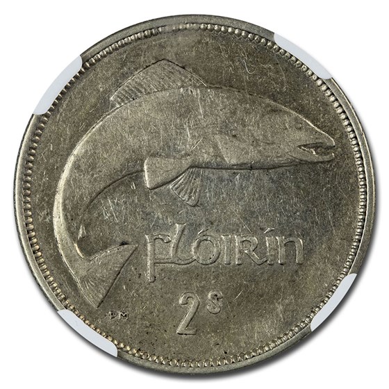Buy 1933 Ireland Florin Salmon 2 Shilling XF-40 NGC | APMEX