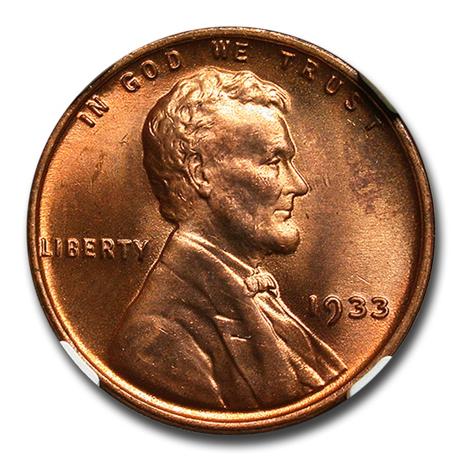 Buy 1933 Lincoln Cent MS-65 NGC (Red) | APMEX