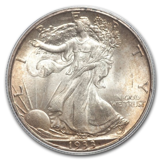 Buy 1933-S Walking Liberty Half Dollar MS-65 PCGS CAC | APMEX