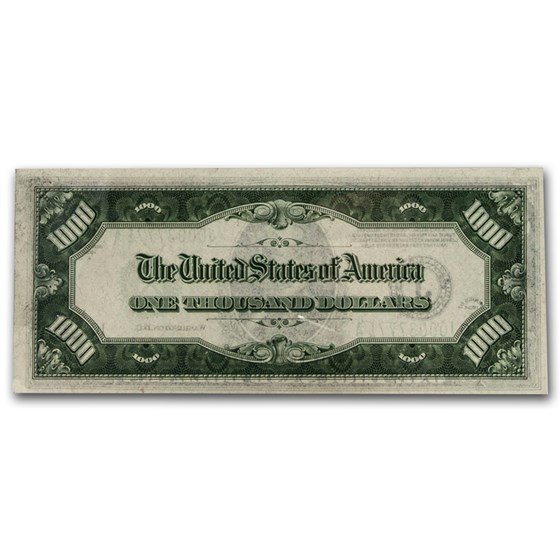 Buy 1934-A (J-Kansas City) $1,000 FRN AU-58 PCGS (Fr#2212-J) Mule | APMEX
