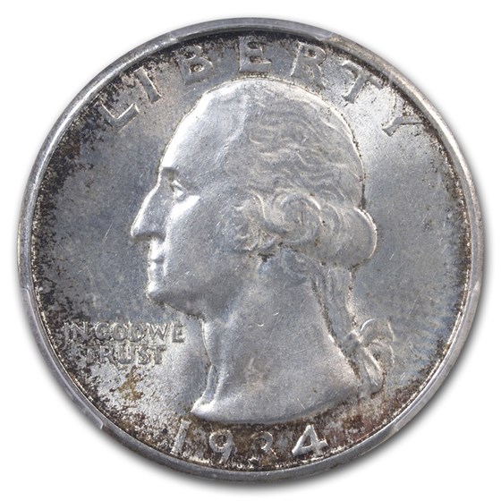Buy 1934-D Washington Quarter MS-63 PCGS | APMEX