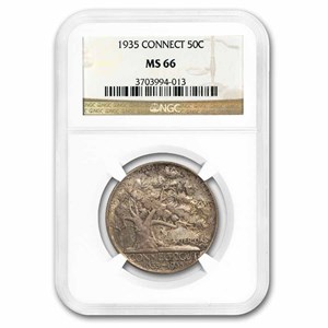 Buy 1935 Connecticut Tercentenary Half Dollar MS-66 NGC | APMEX