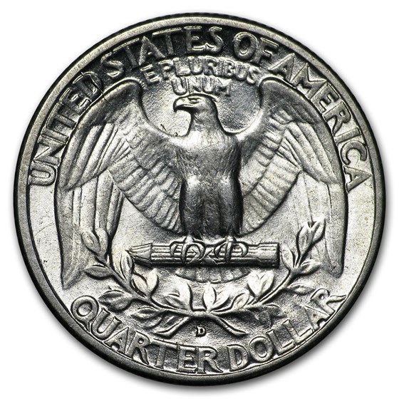 Buy 1935-D Washington Quarter AU-58+ | APMEX