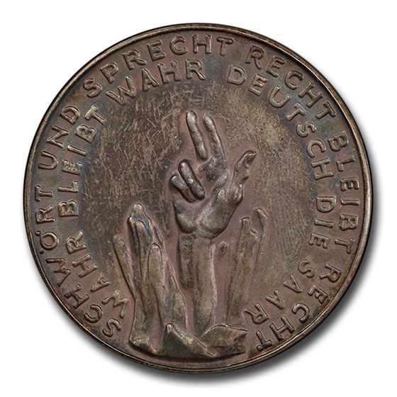 Buy 1935 Germany Weimar Republic Silver Medal Saar SP-63 PCGS | APMEX
