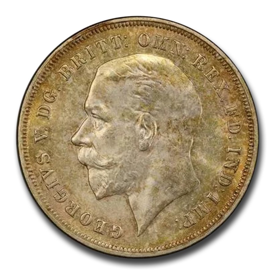 1935 Great Britain Silver Crown George V MS-63 PCGS