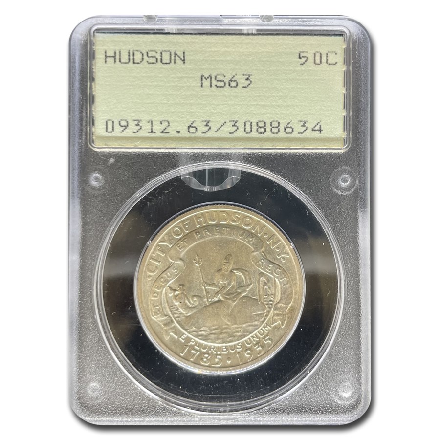 Buy 1935 Hudson Half Dollar MS-63 PCGS (Rattler) | APMEX