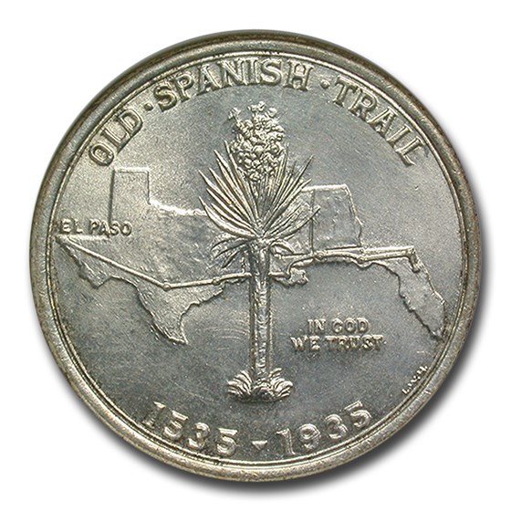 Buy 1935 Old Spanish Trail Half Dollar Commem MS-64 NGC | APMEX