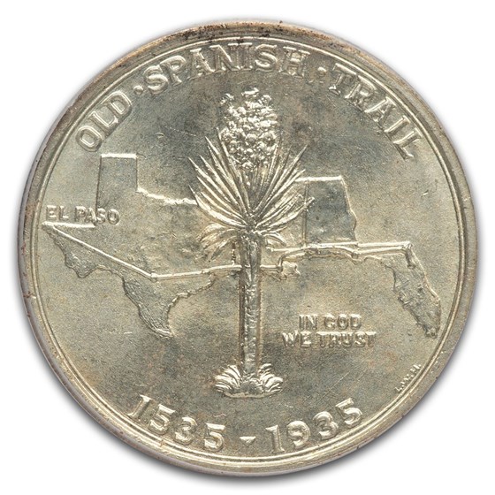 Buy 1935 Old Spanish Trail Half Dollar Commem MS-66 PCGS | APMEX