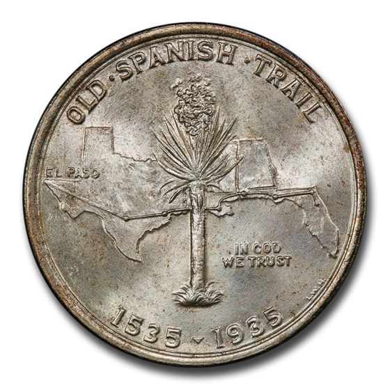 Buy 1935 Old Spanish Trail Half Dollar MS-67+ PCGS CAC | APMEX