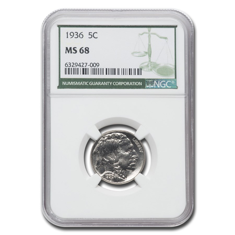 Buy 1936 Buffalo Nickel MS-68 NGC (Green Label) | APMEX