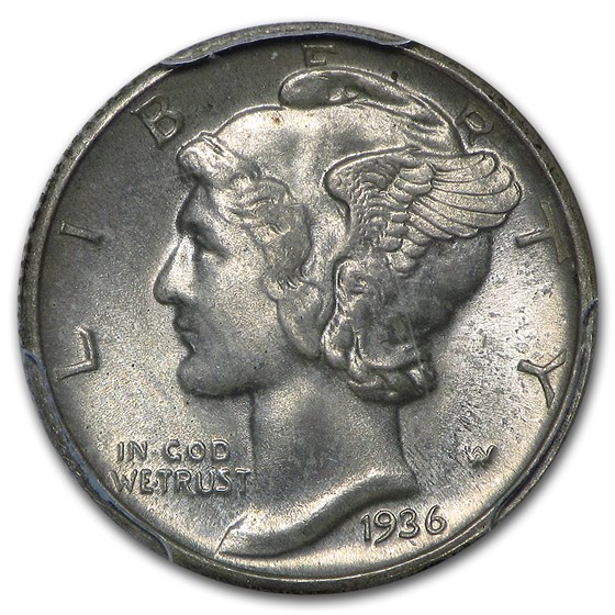 Buy 1936-D Mercury Dime MS-65 PCGS (FSB) | APMEX