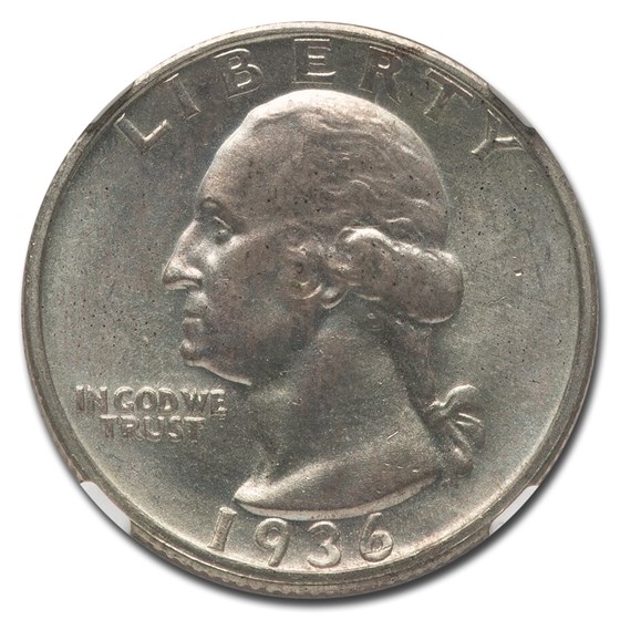 Buy 1936-D Washington Quarter MS-65 NGC | APMEX
