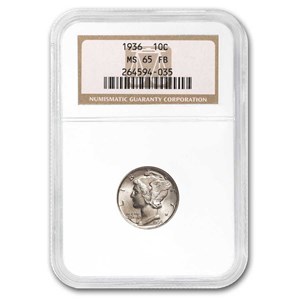 Buy 1936 Mercury Dime MS-65 NGC (FB) | APMEX