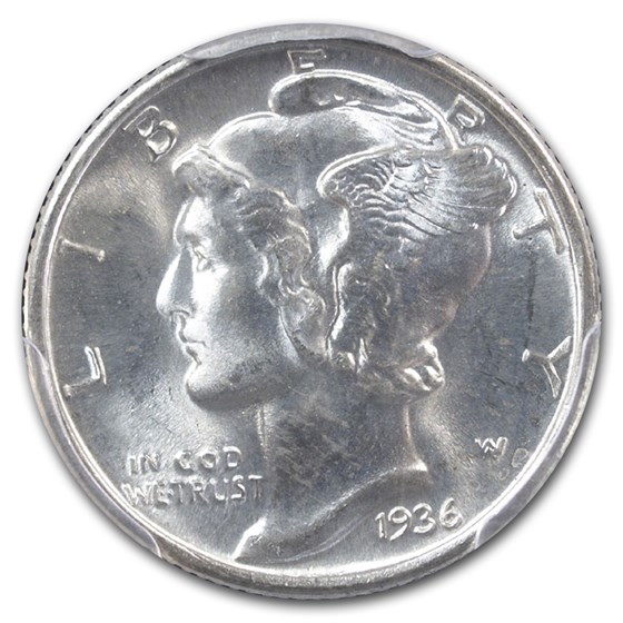 Buy 1936 Mercury Dime MS-67 PCGS CAC (FB) | APMEX