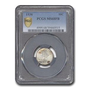 Buy 1936 Mercury Dime MS-68 PCGS (FB) | APMEX
