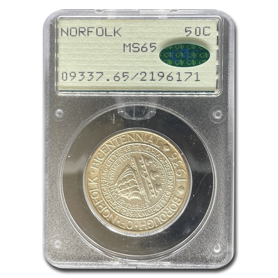 Buy 1936 Norfolk Half Dollar MS-65 PCGS CAC (Rattler) | APMEX