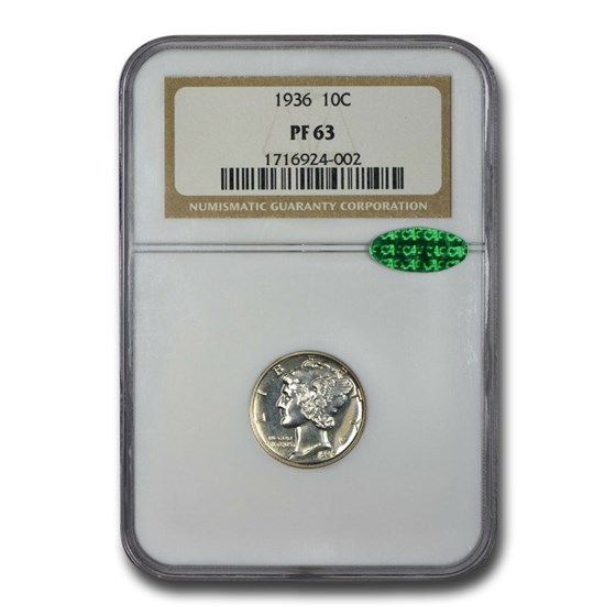 Buy 1936 U.S. Proof Set PF-63/PR-64 NGC/PCGS CAC | APMEX
