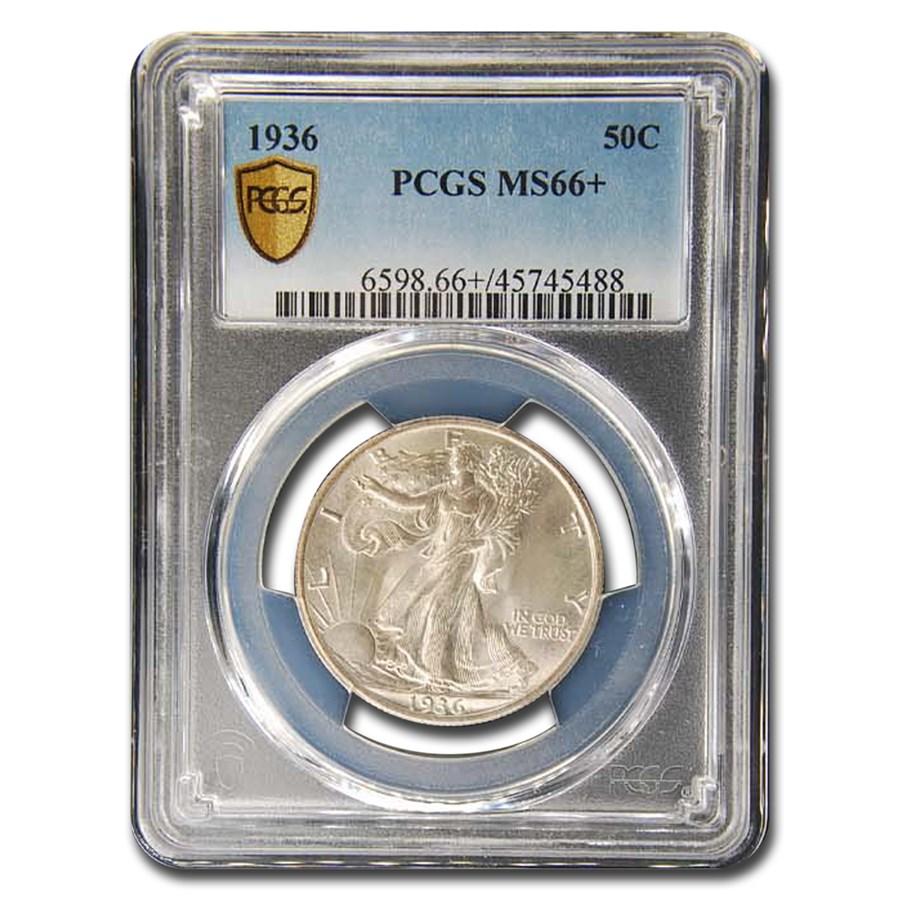 1936 Walking Liberty Half Dollar MS-66+ PCGS