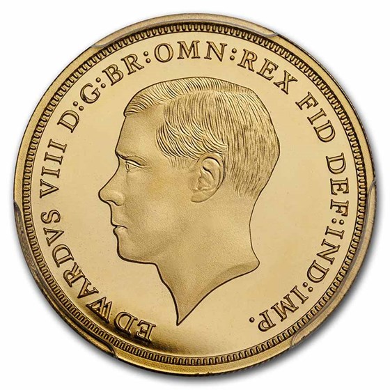 Buy 1937 (2021) Great Britain Gold Sovereign Edward VIII PR-68 PCGS | APMEX